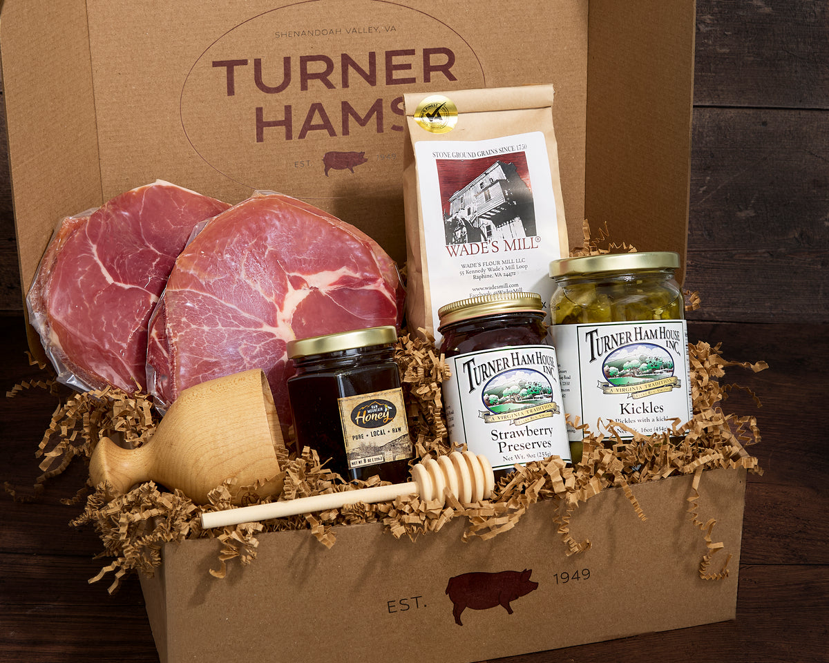 Country Roads Gift Box | Turner Country Ham Duo – Turner Hams